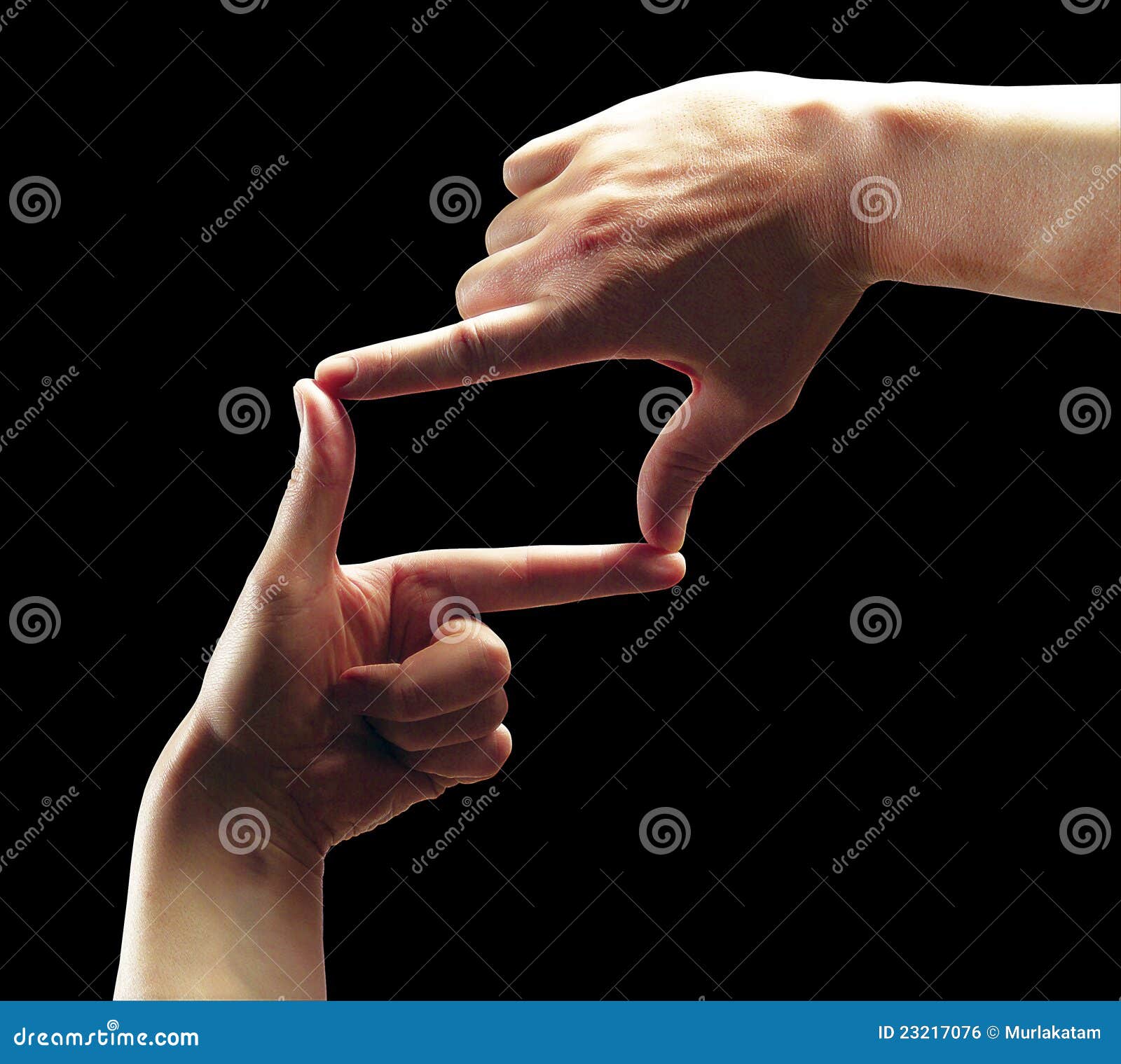 Framing by hands stock photo. Image of close, thumb, frame - 23217076