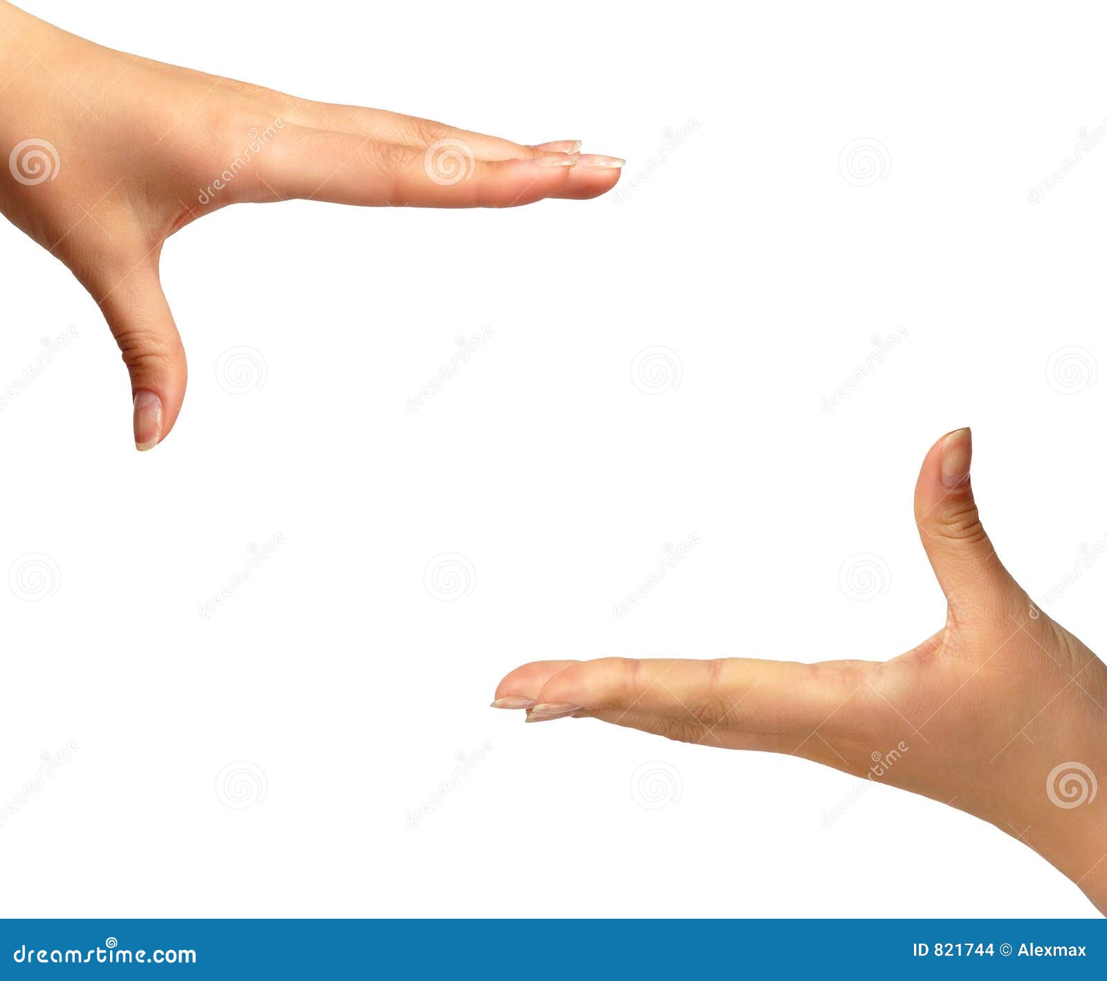 Framing Hands Isolated Background Stock Illustration - Illustration of ...