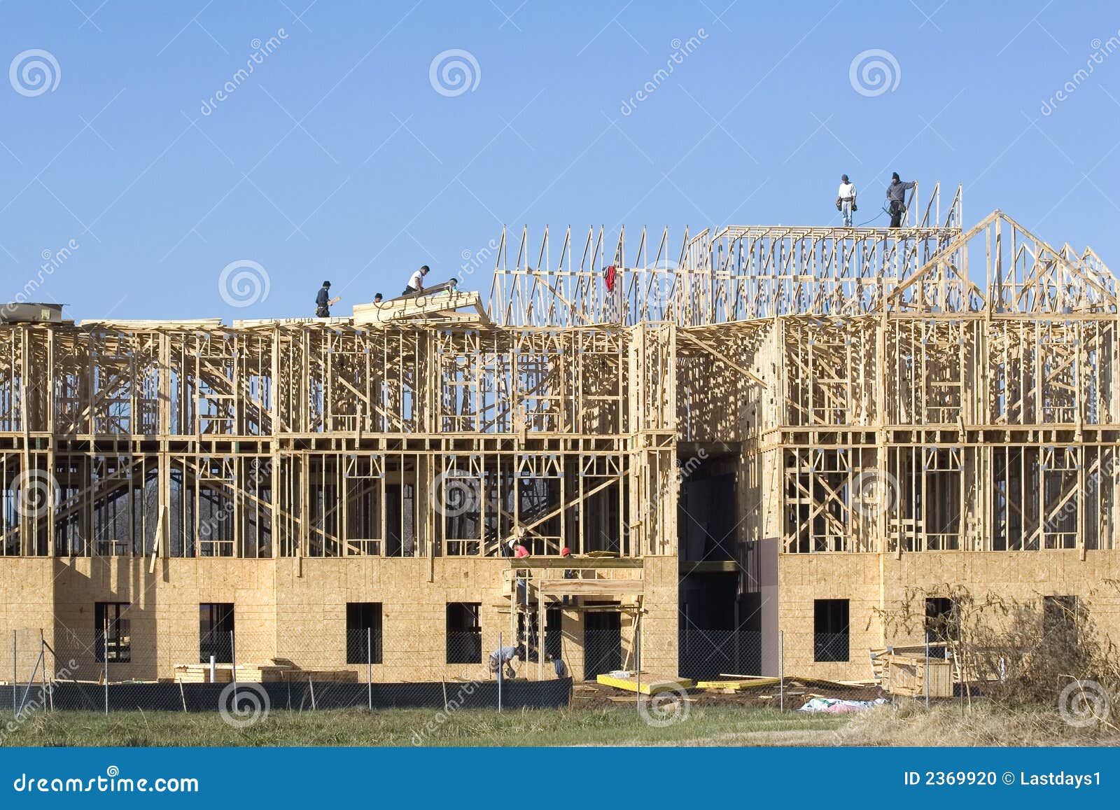 Framing project stock photo. Image of apartments, home - 2369920