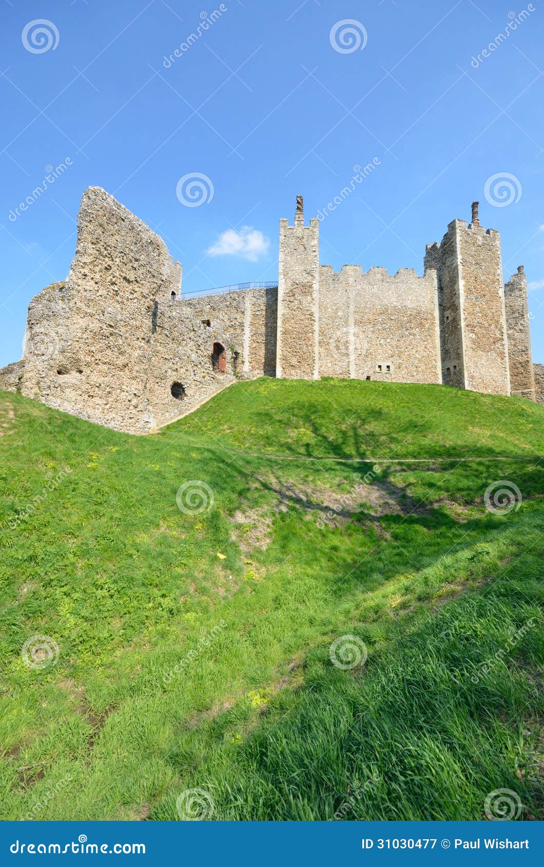Framlingham Castle in Portrait Stock Image - Image of ancient, britain ...