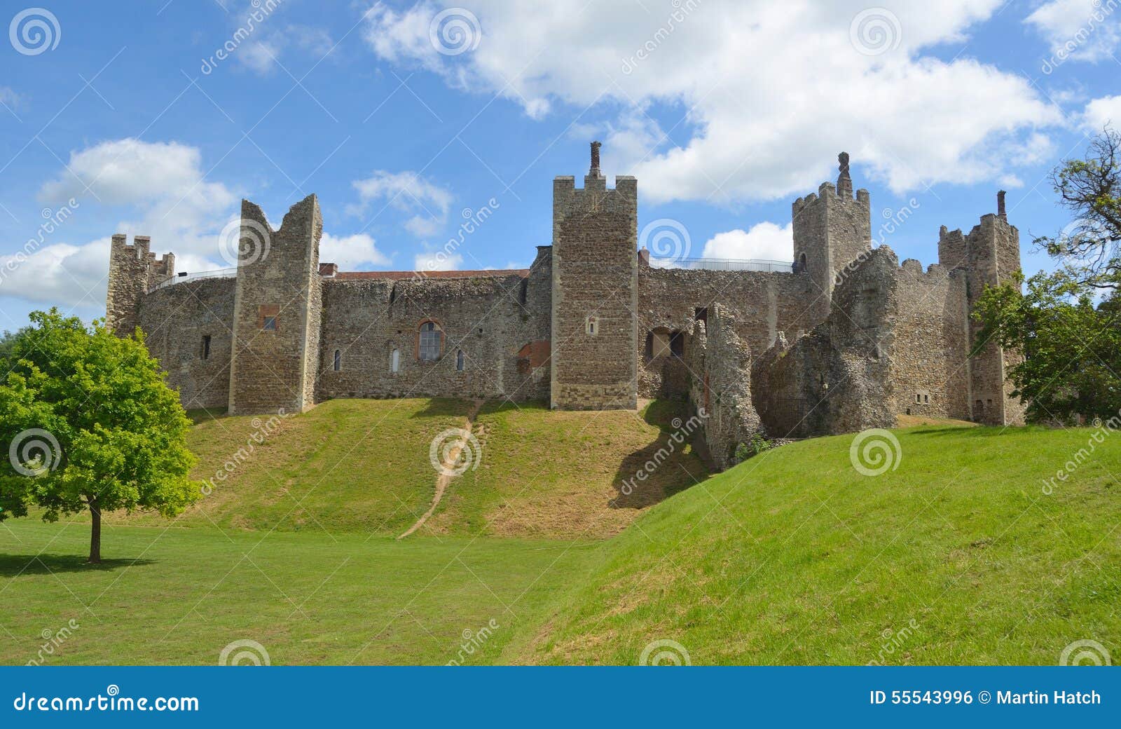 Framlingham Castle stock photo. Image of towers, british - 55543996