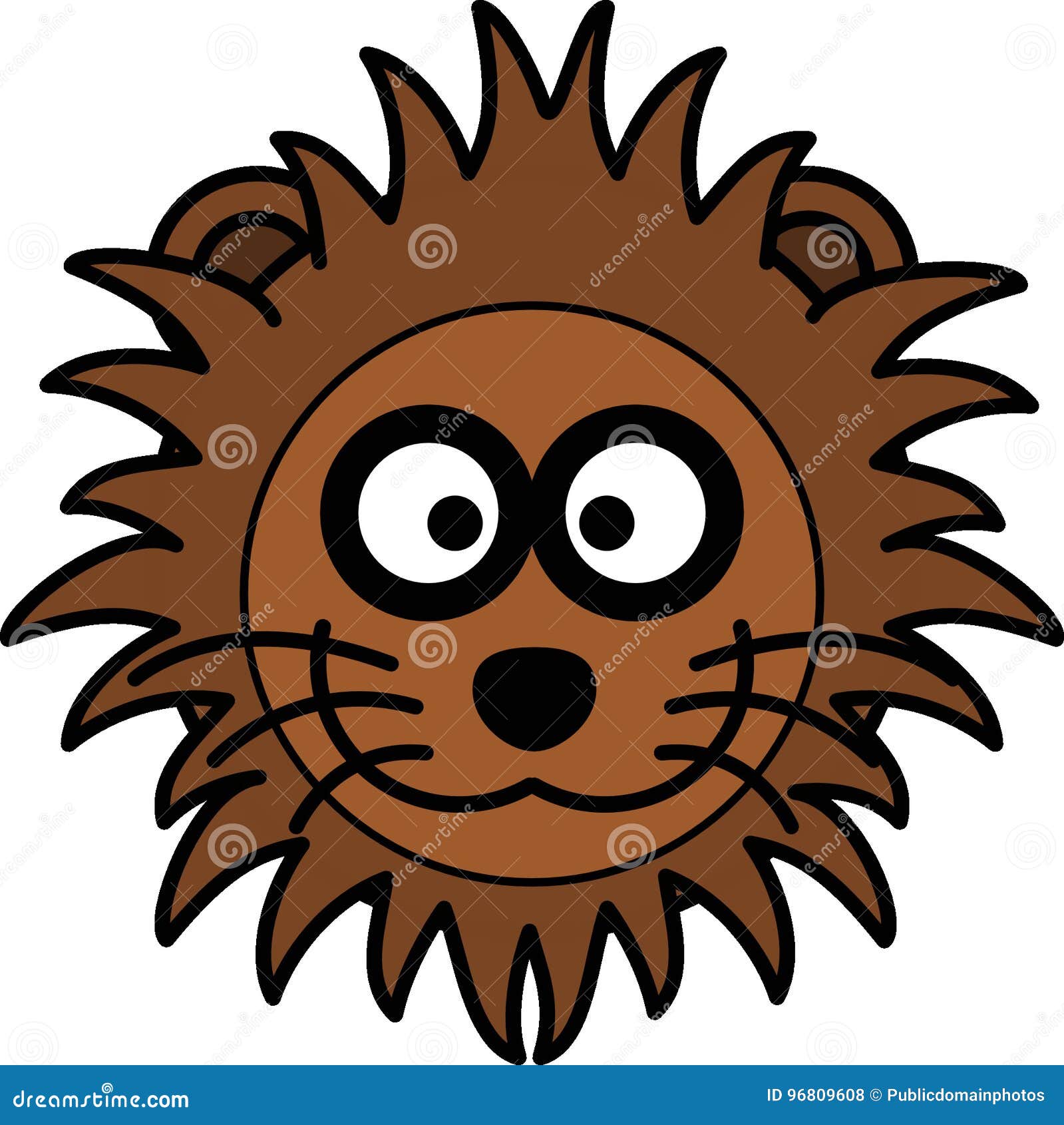 Framsida Huvud, Gemkonst, Tecknad Film Bild. Bild: 96809608