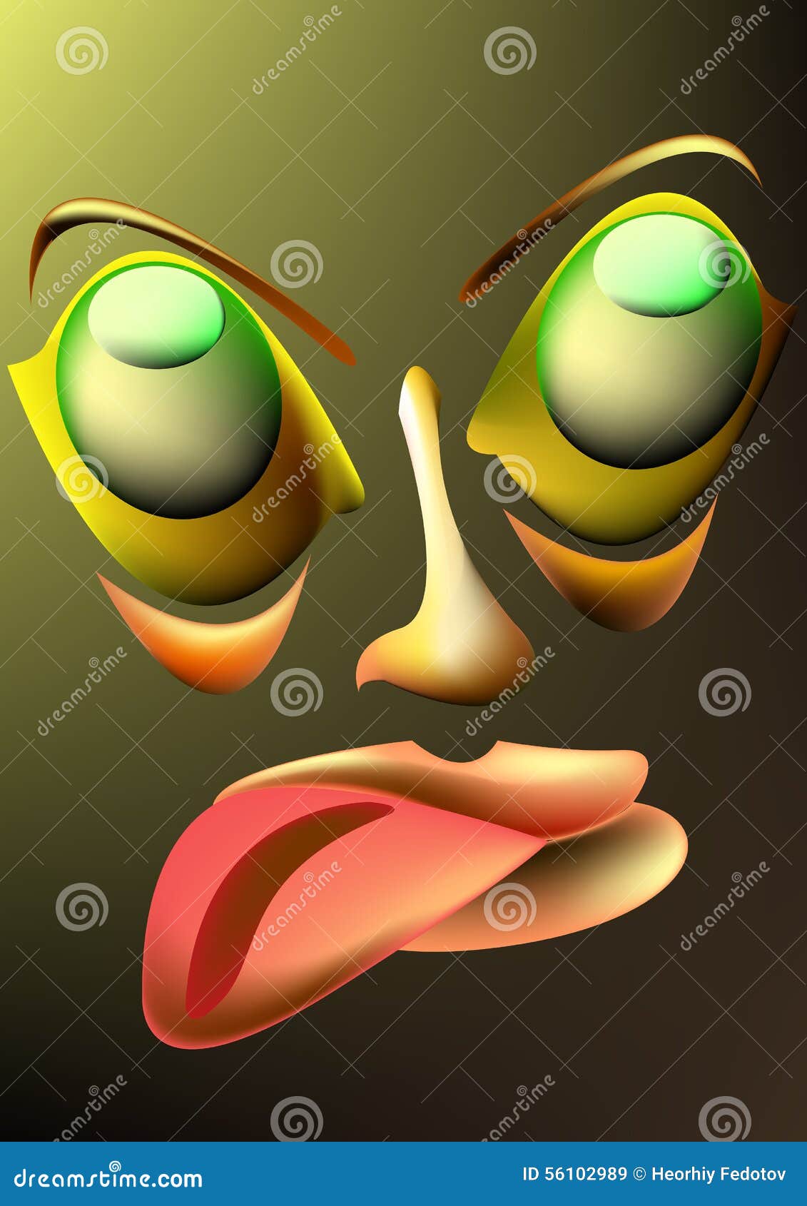 Framsida - tecknad film vektor illustrationer. Illustration av folk ...