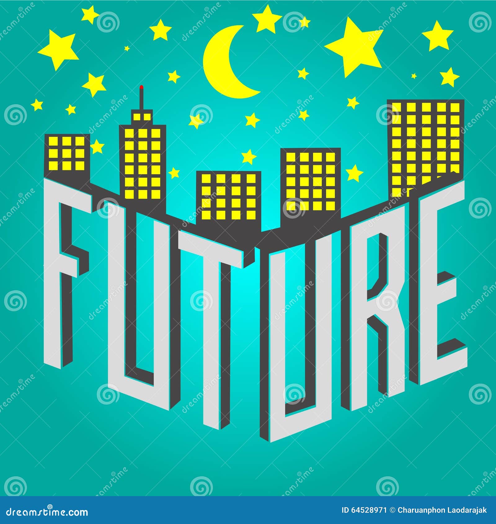 Framtid vektor illustrationer. Illustration av bakgrunder - 64528971