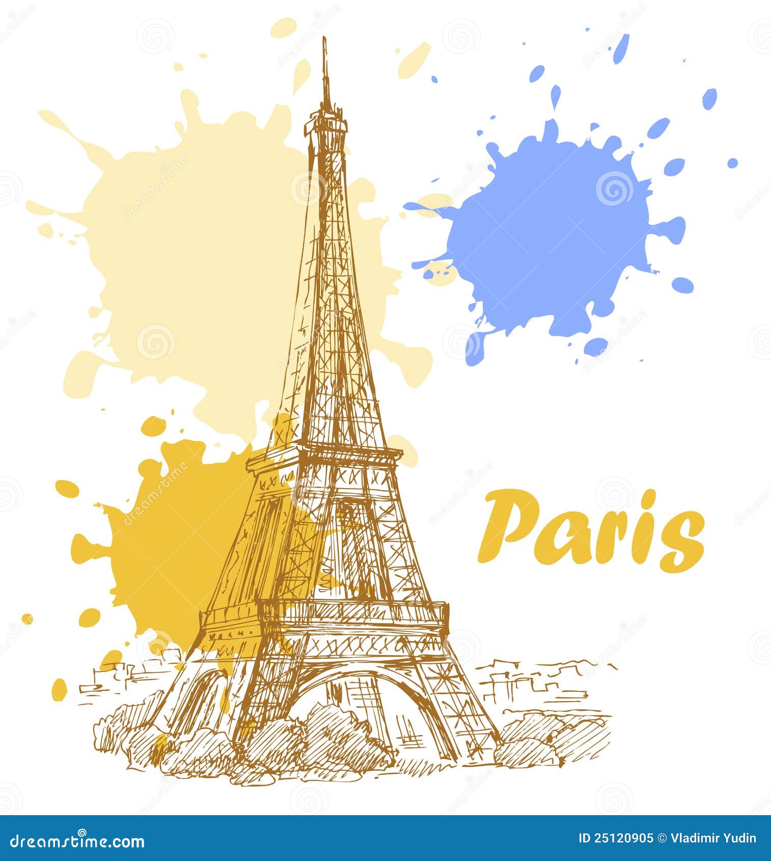 France background stock vector. Illustration of paris - 25120905