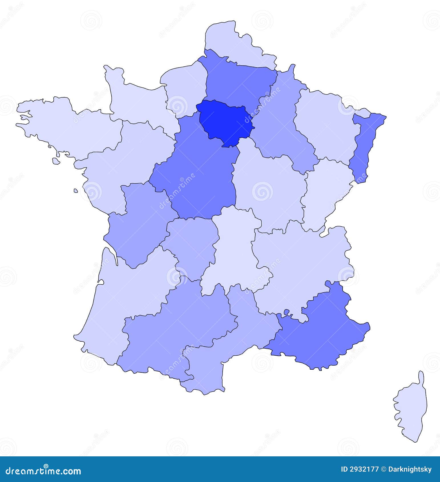 France blue stock illustration. Illustration of france - 2932177