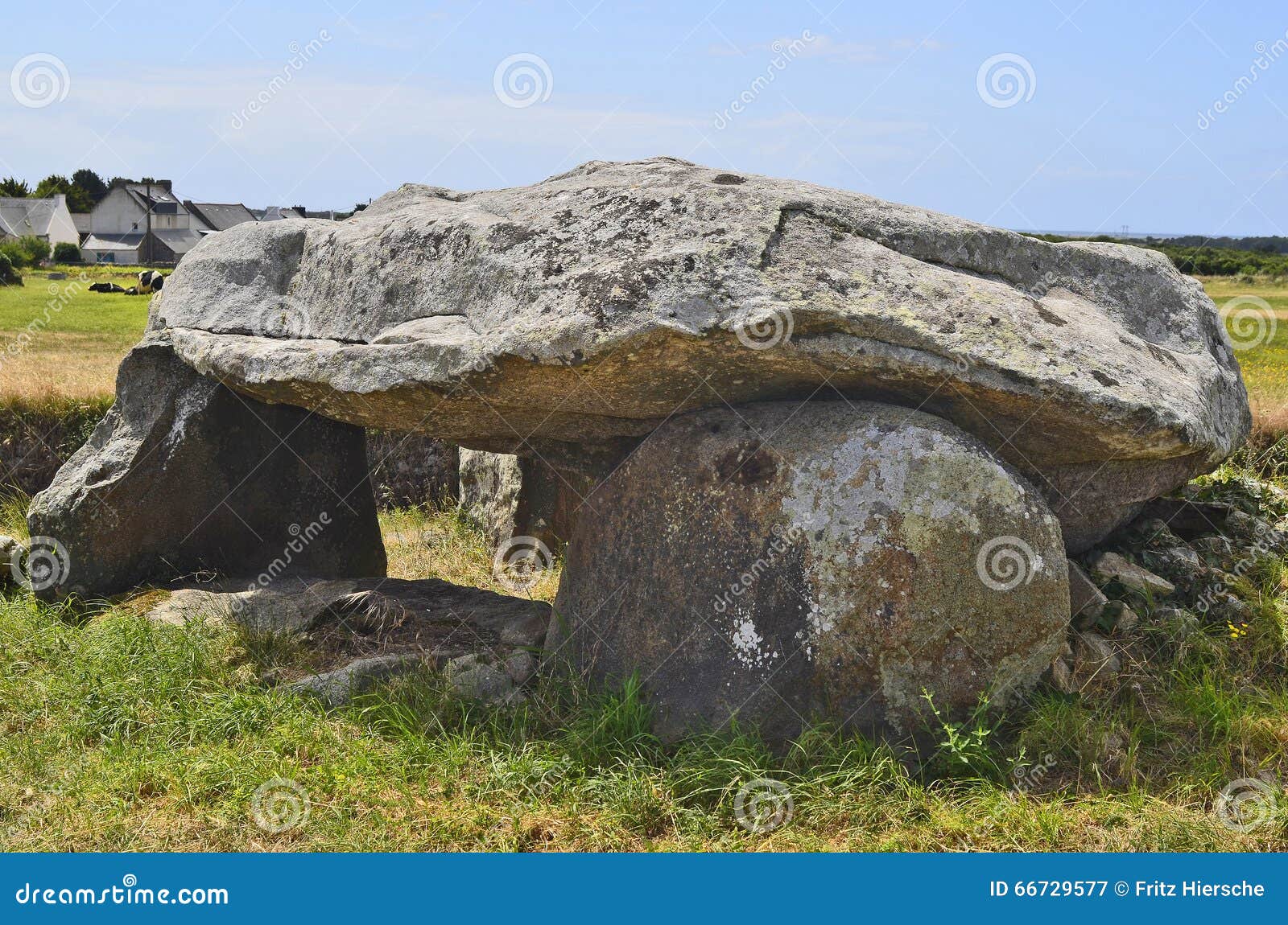France, Carnac stock image. Image of stone, attraction - 66729577