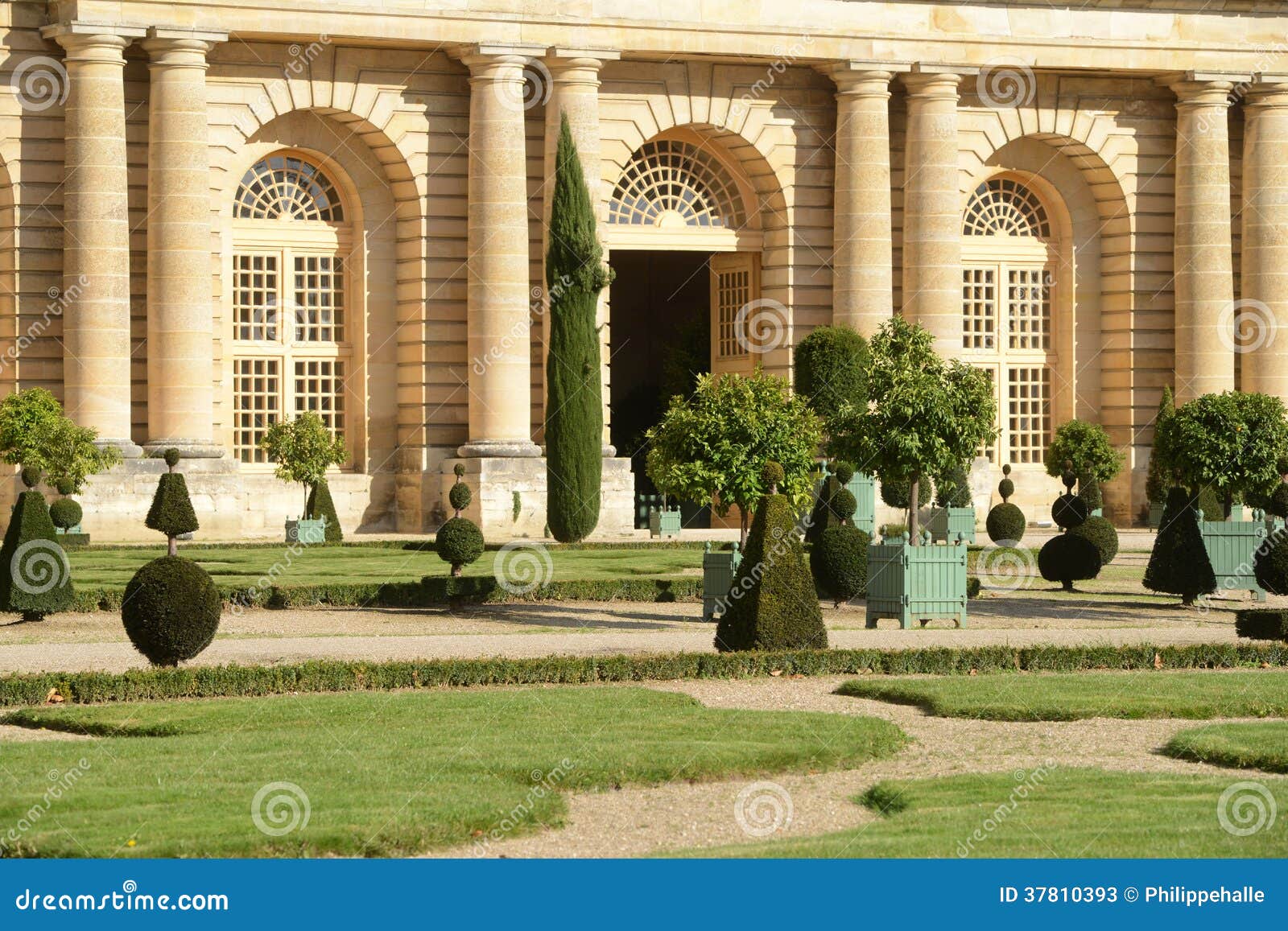 France, Classical Versailles Palace Orangery Stock Image - Image of ...