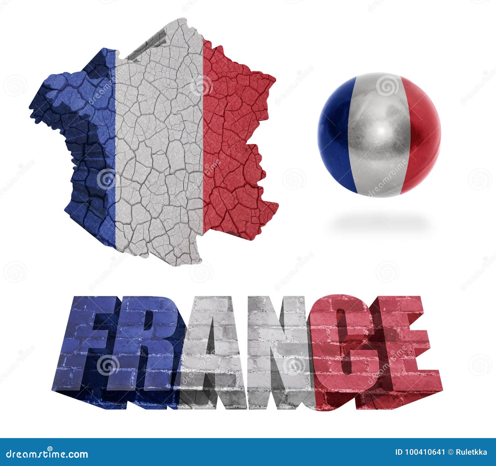 French Symbols stock illustration. Illustration of crack - 100410641