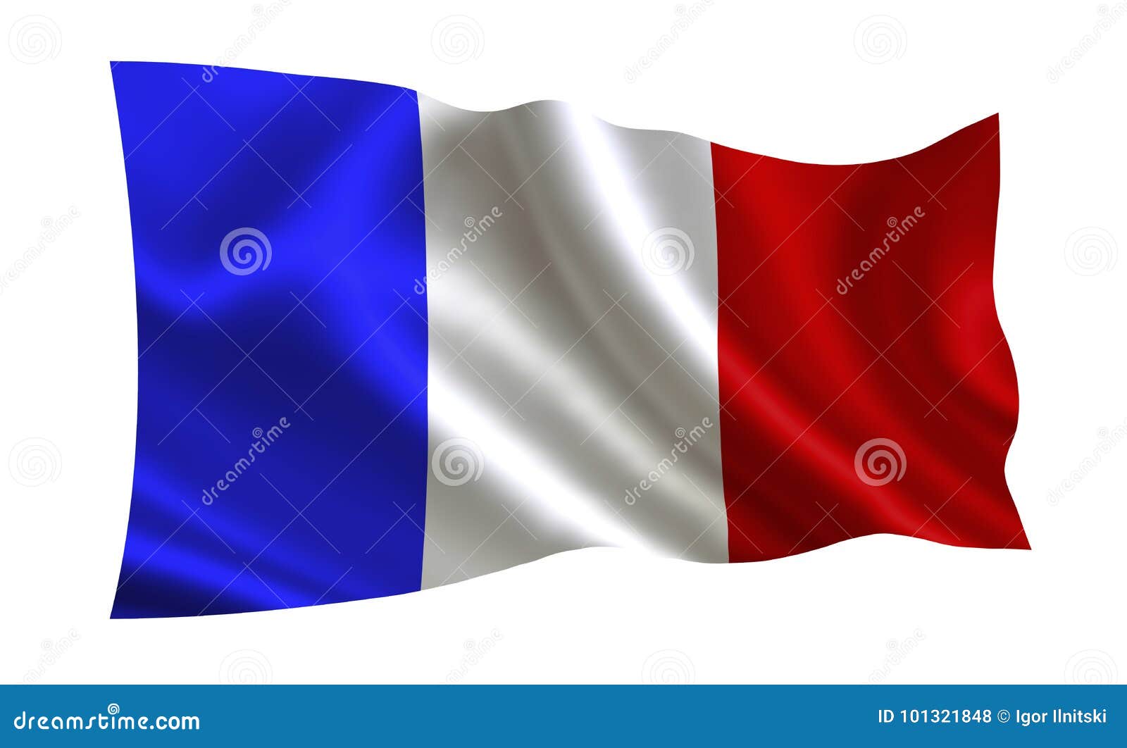 French Flag Waving Gif