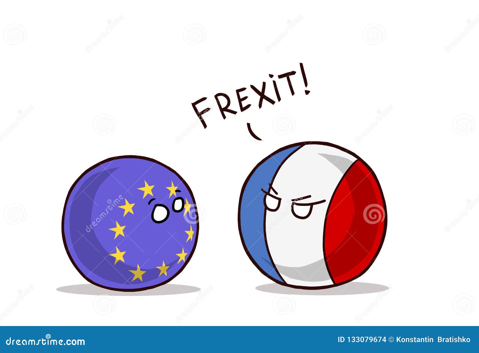 France Frexit eu exit stock illustration. Illustration of kingdom ...