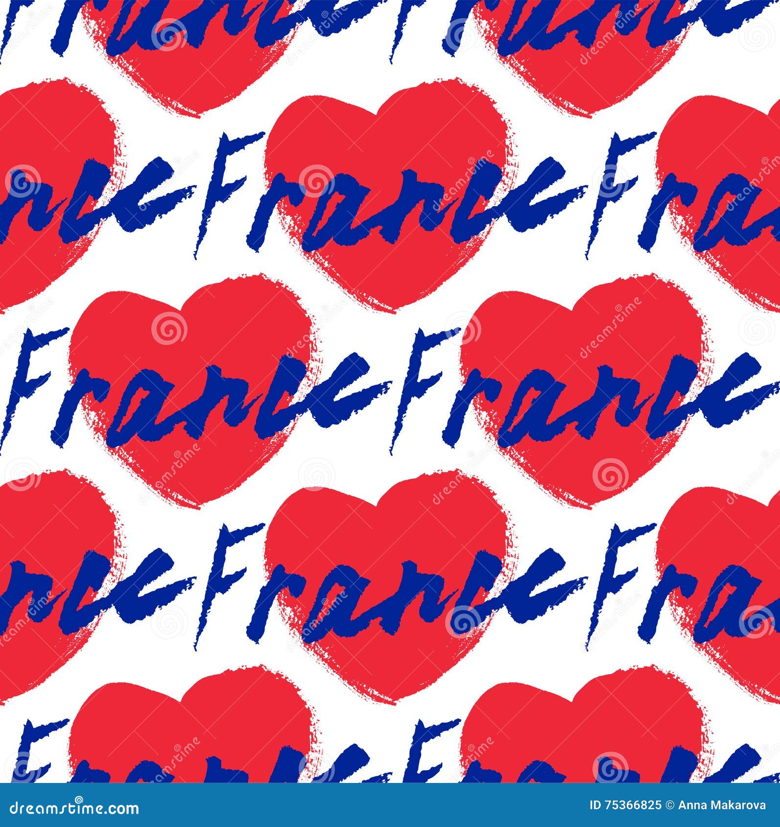 France, Hand Lettering . Modern Calligraphy Pen and Ink. Pattern. Stock ...