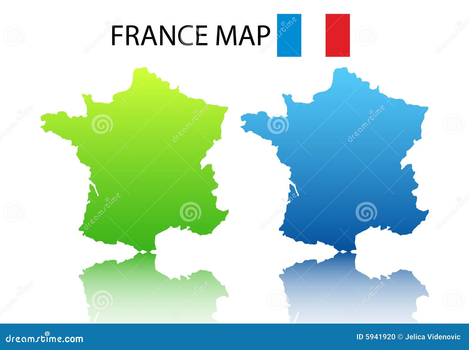 France map stock vector. Illustration of shadow, flag - 5941920