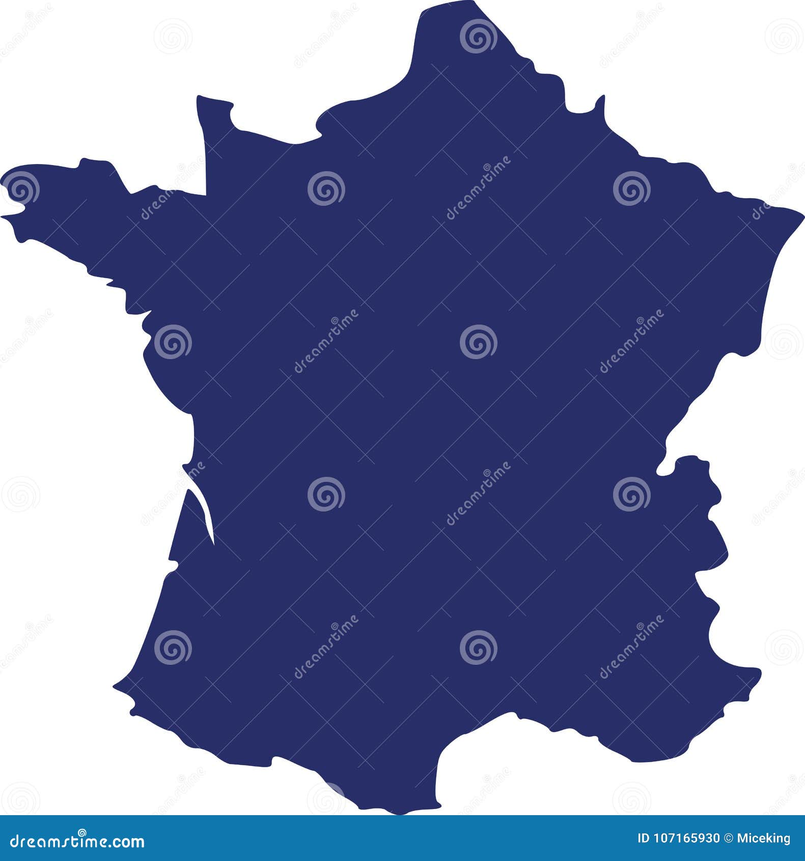 France map vector stock vector. Illustration of symbol - 107165930