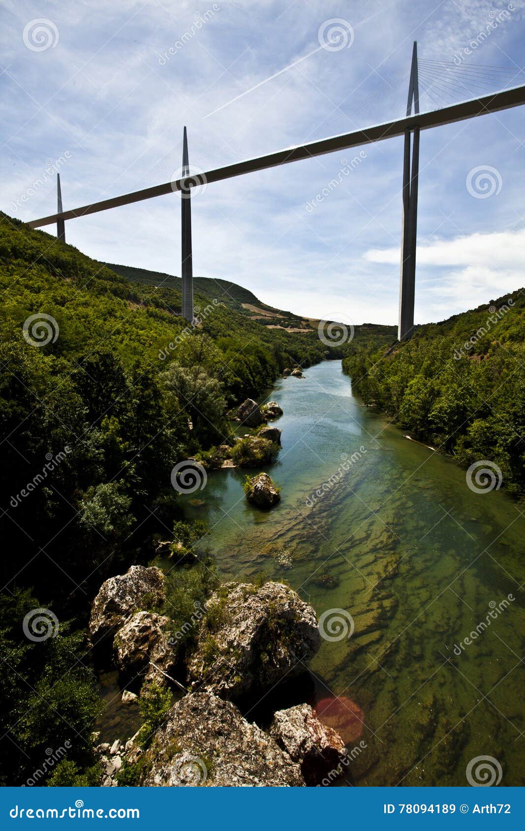 France A75 Motorway editorial stock image. Image of constance - 78094189