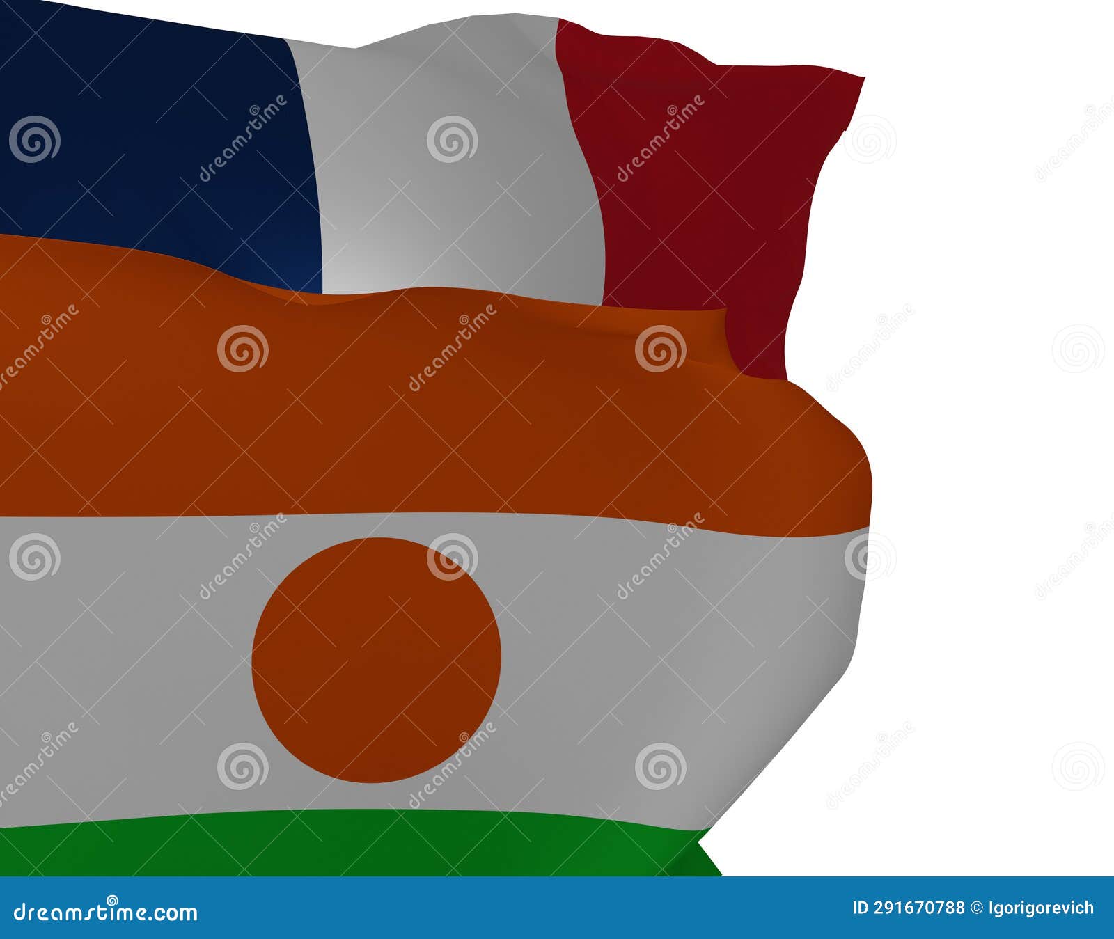 France and Niger flags stock illustration. Illustration of exchange - 291670788