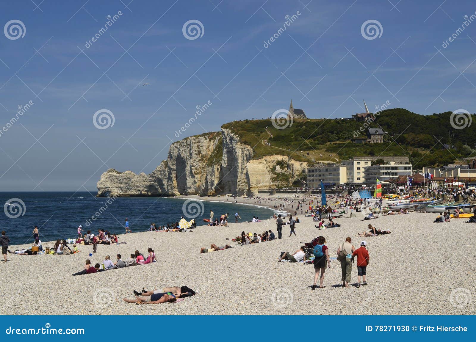 France, Normandy, Etretat editorial image. Image of coast - 78271930