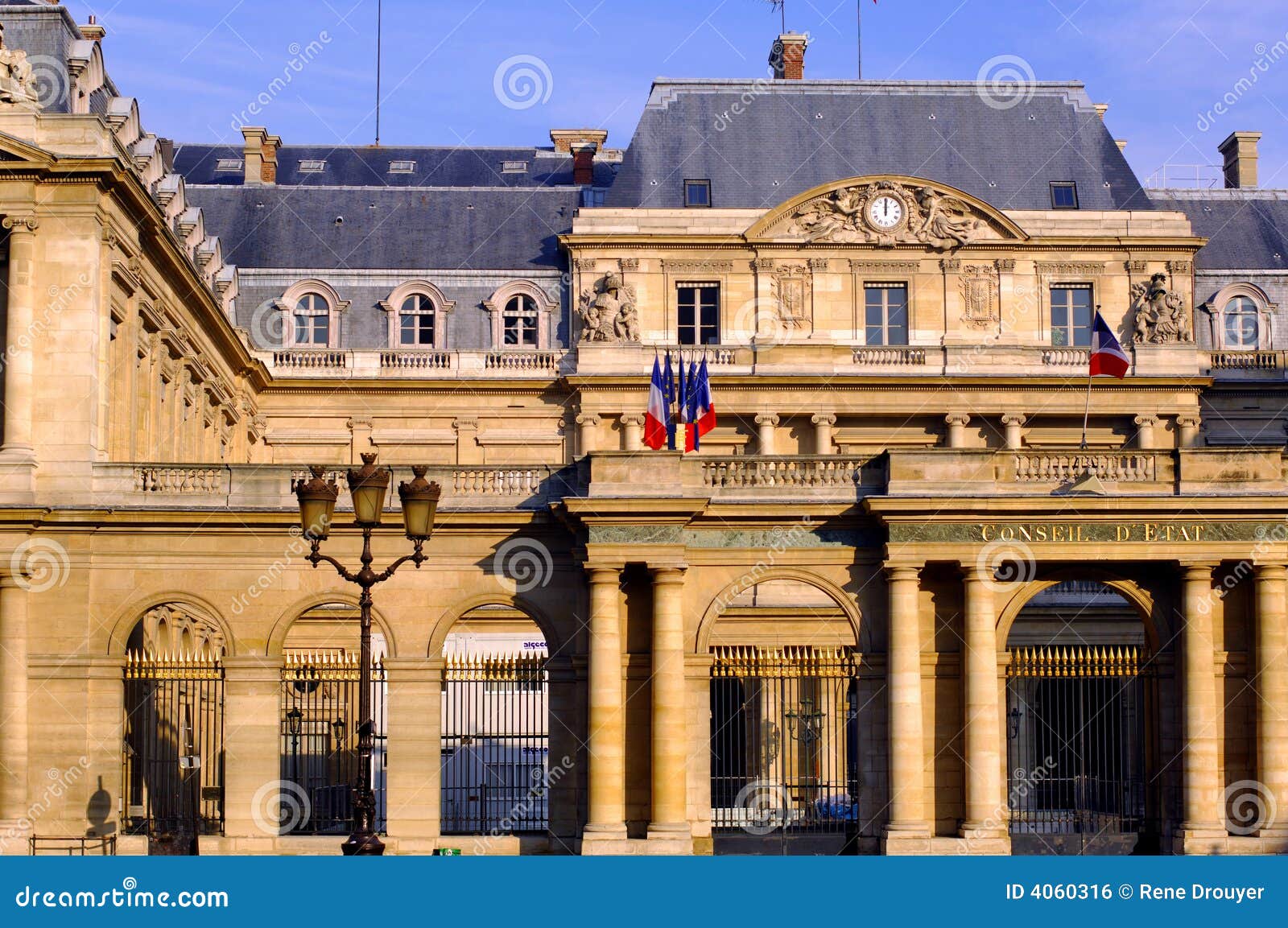 Palais Royal It Is A Parisian Monumental Complex A Palace Gardens ...
