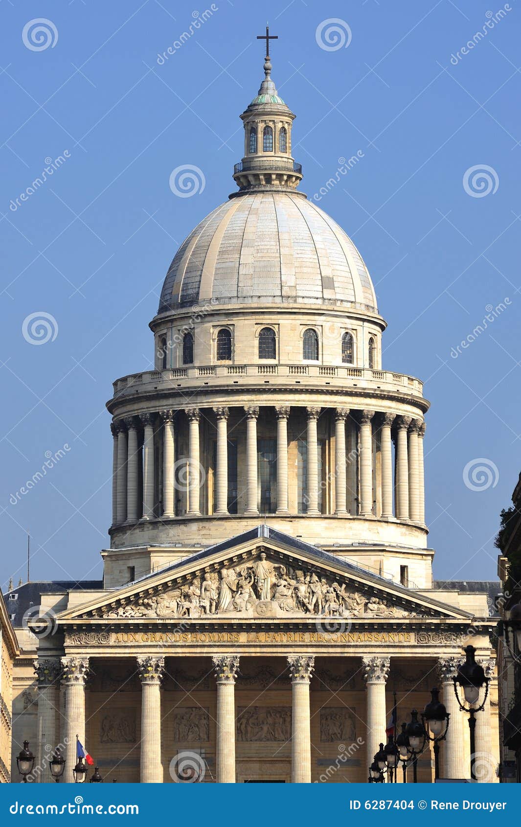France, Paris: Pantheon stock photo. Image of jacques - 6287404