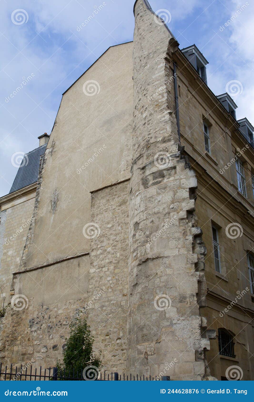 France Paris Wall of Philip II Augustus 809307 Stock Photo - Image of ...