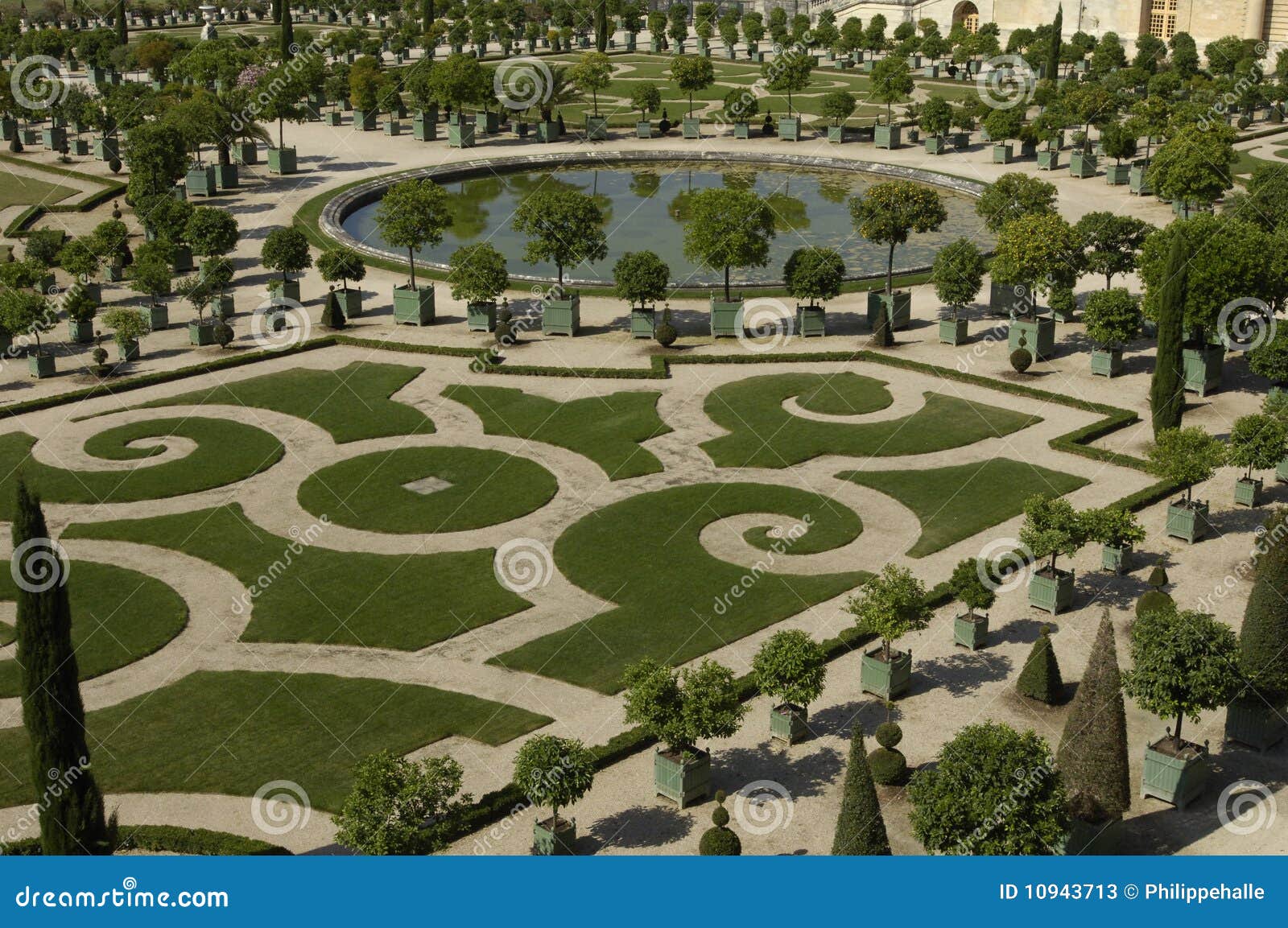 France, Park of Versailles Palace Stock Image - Image of building ...