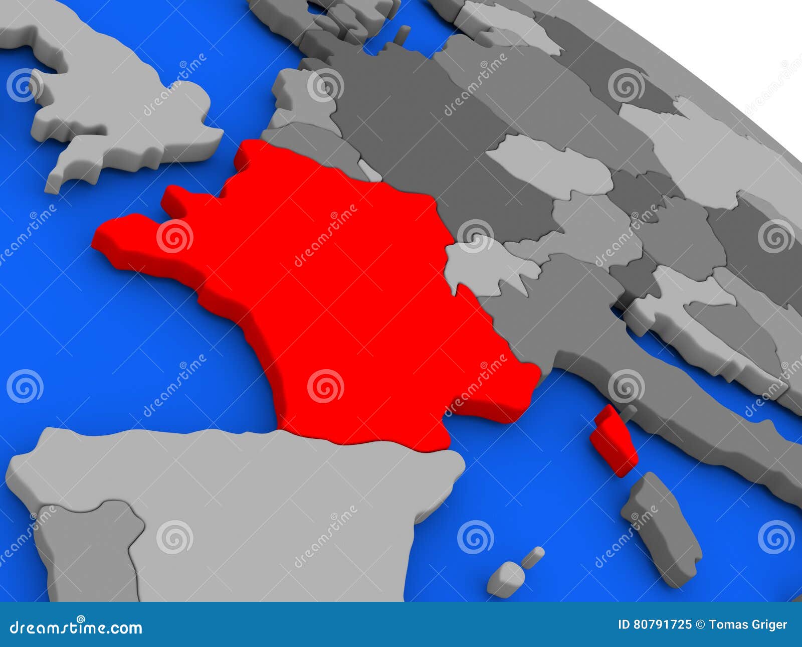 France in red stock illustration. Illustration of republic - 80791725
