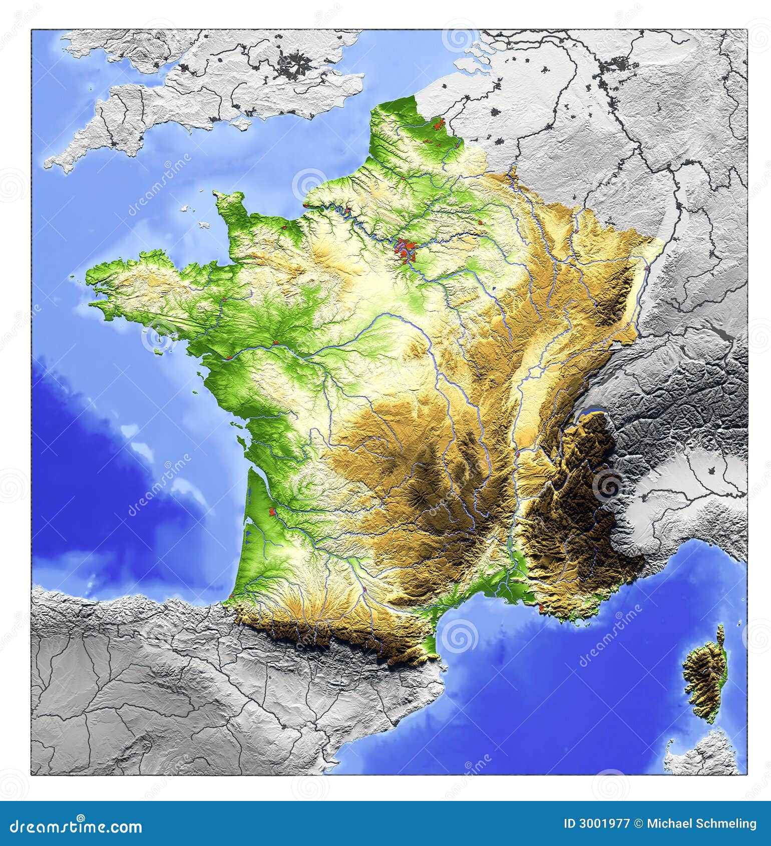France, relief map stock illustration. Illustration of relief - 3001977 France, relief map stock illustration. Illustration of relief - 3001977
