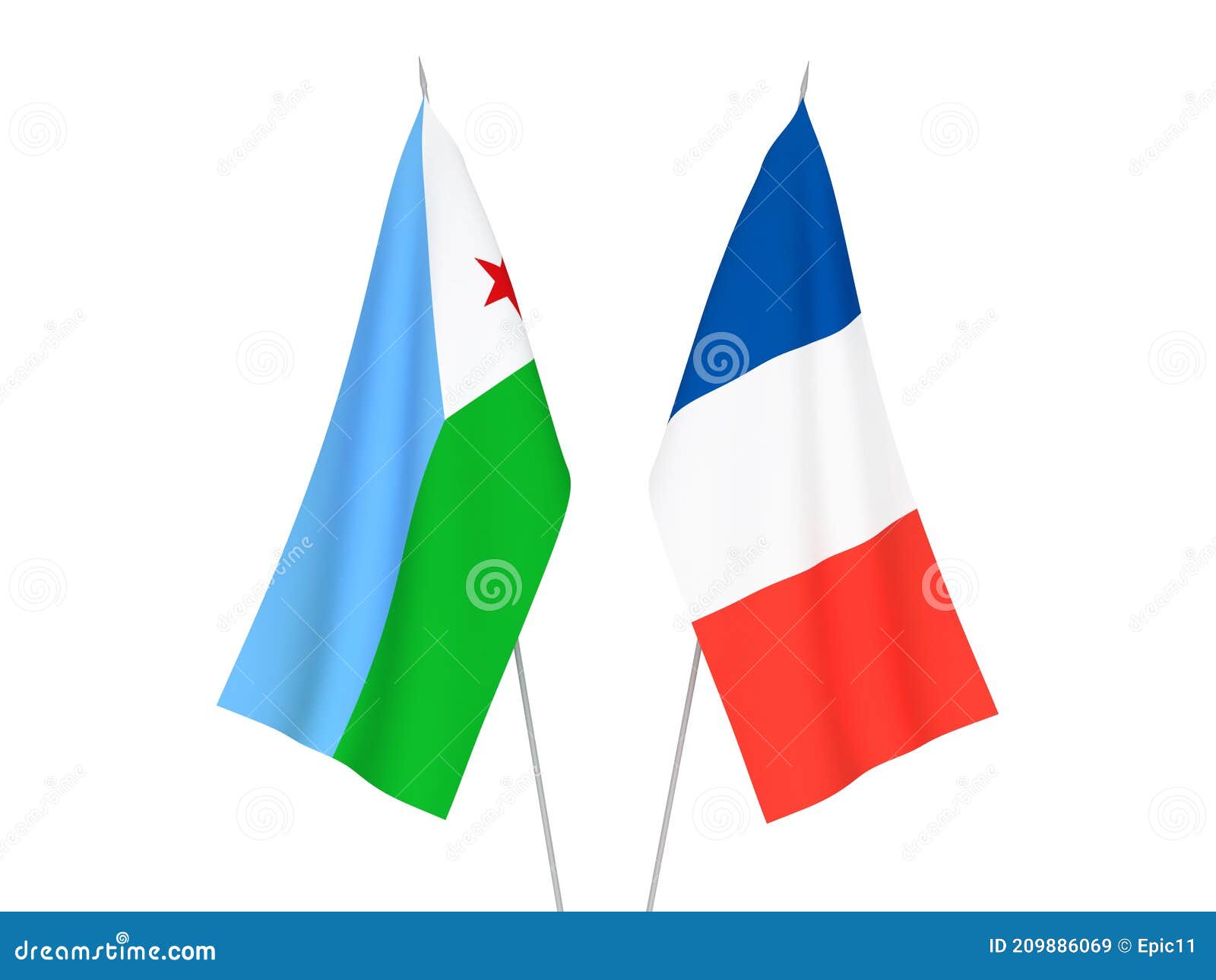 France and Republic of Djibouti Flags Stock Illustration - Illustration ... France and Republic of Djibouti Flags Stock Illustration - Illustration ...