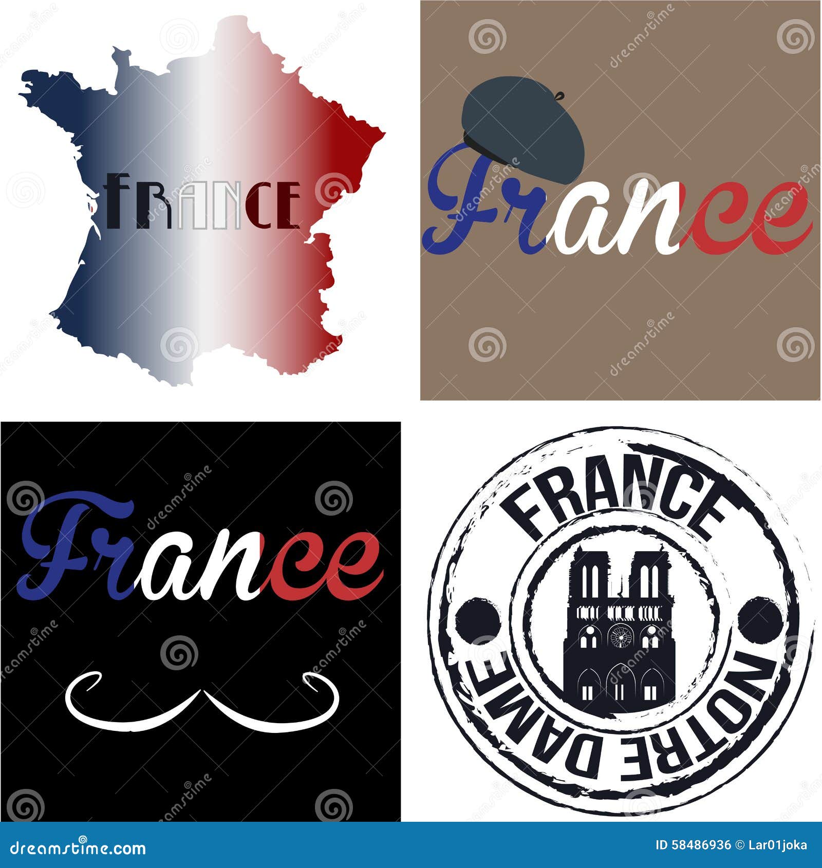 France stock vector. Illustration of clipart, generated - 58486936