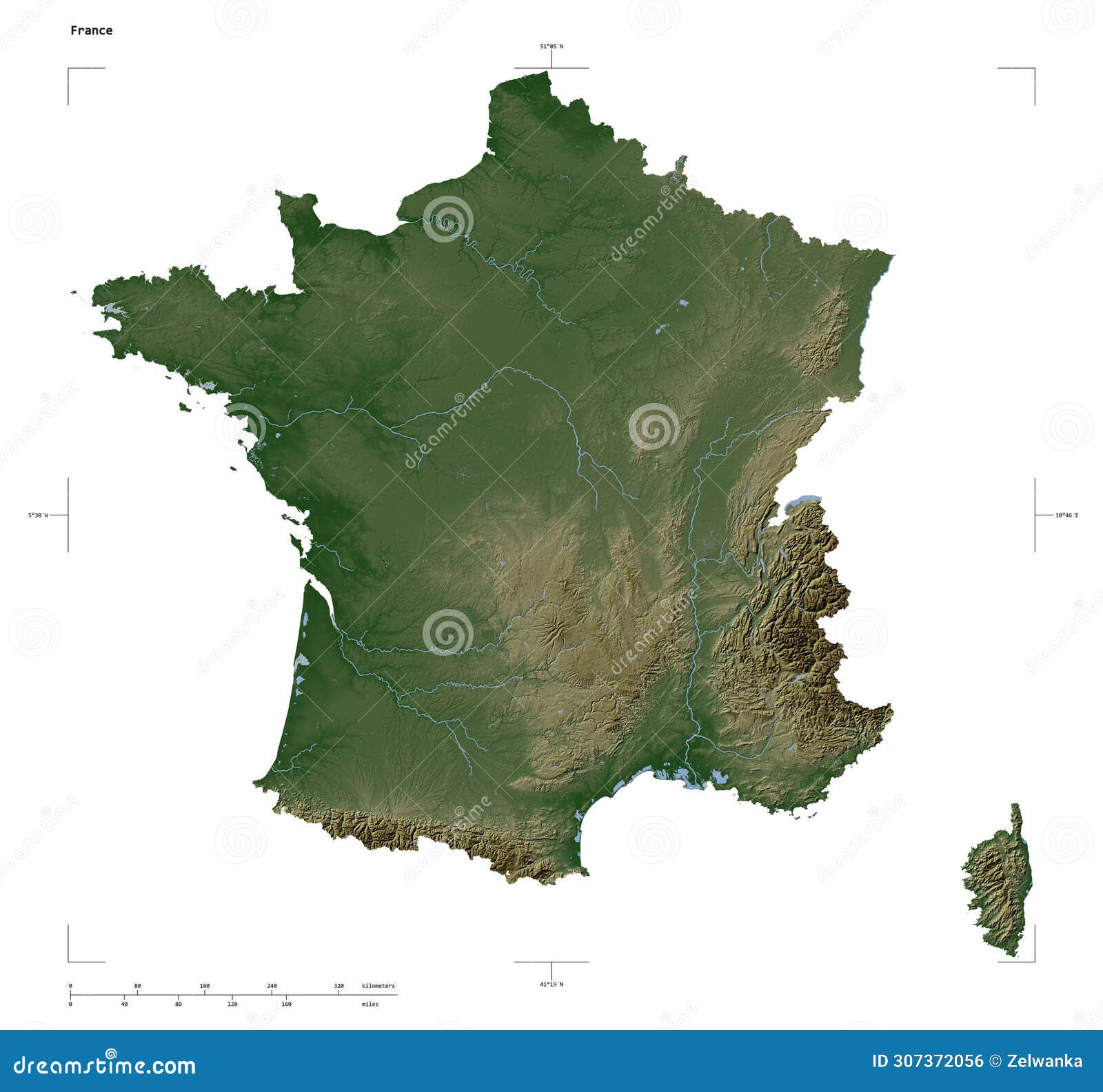 France Shape on White. Pale Stock Illustration - Illustration of white ...
