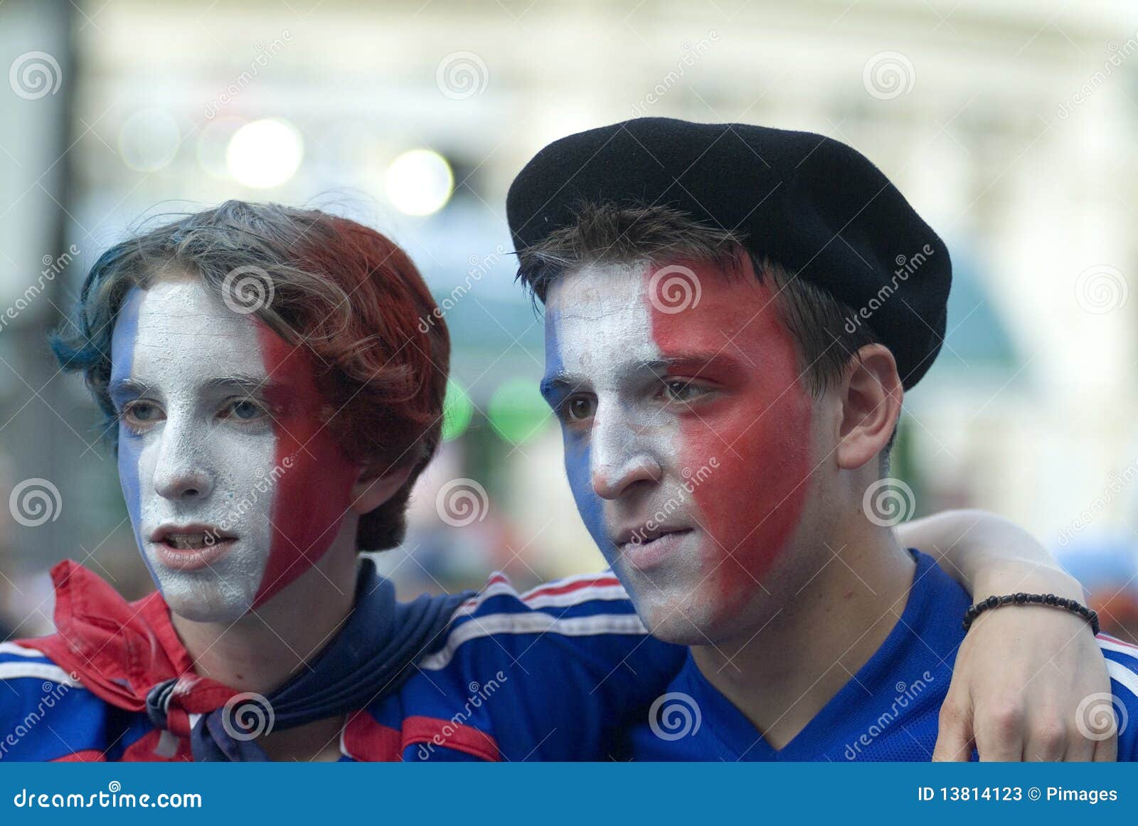 France Soccer Fan editorial stock photo. Image of face - 13814123