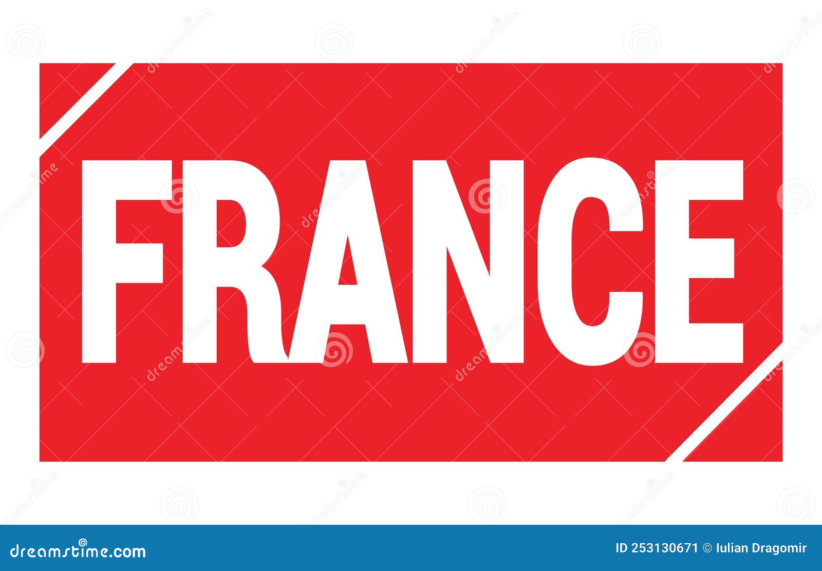 FRANCE Text Written on Red Stamp Sign Stock Illustration - Illustration ...