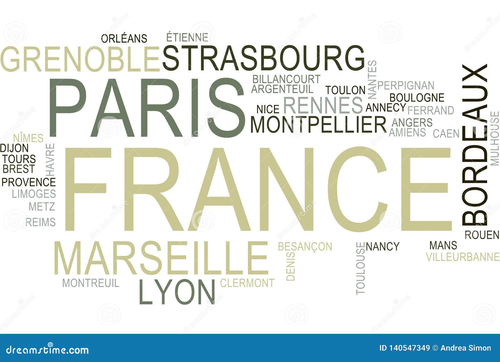 France word cloud stock illustration. Illustration of bordeaux - 140547349