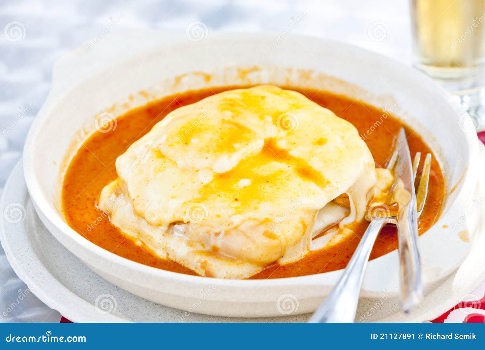 Francesinha stock image. Image of outside, gastronomy - 21127891