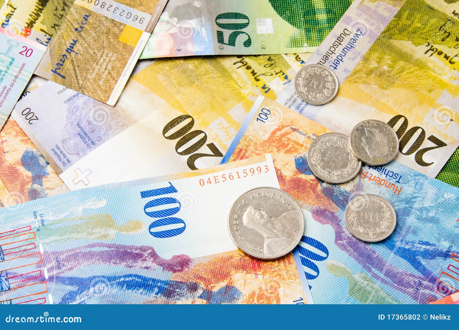 Franchi svizzeri di valuta fotografia stock. Immagine di calcolatore ...