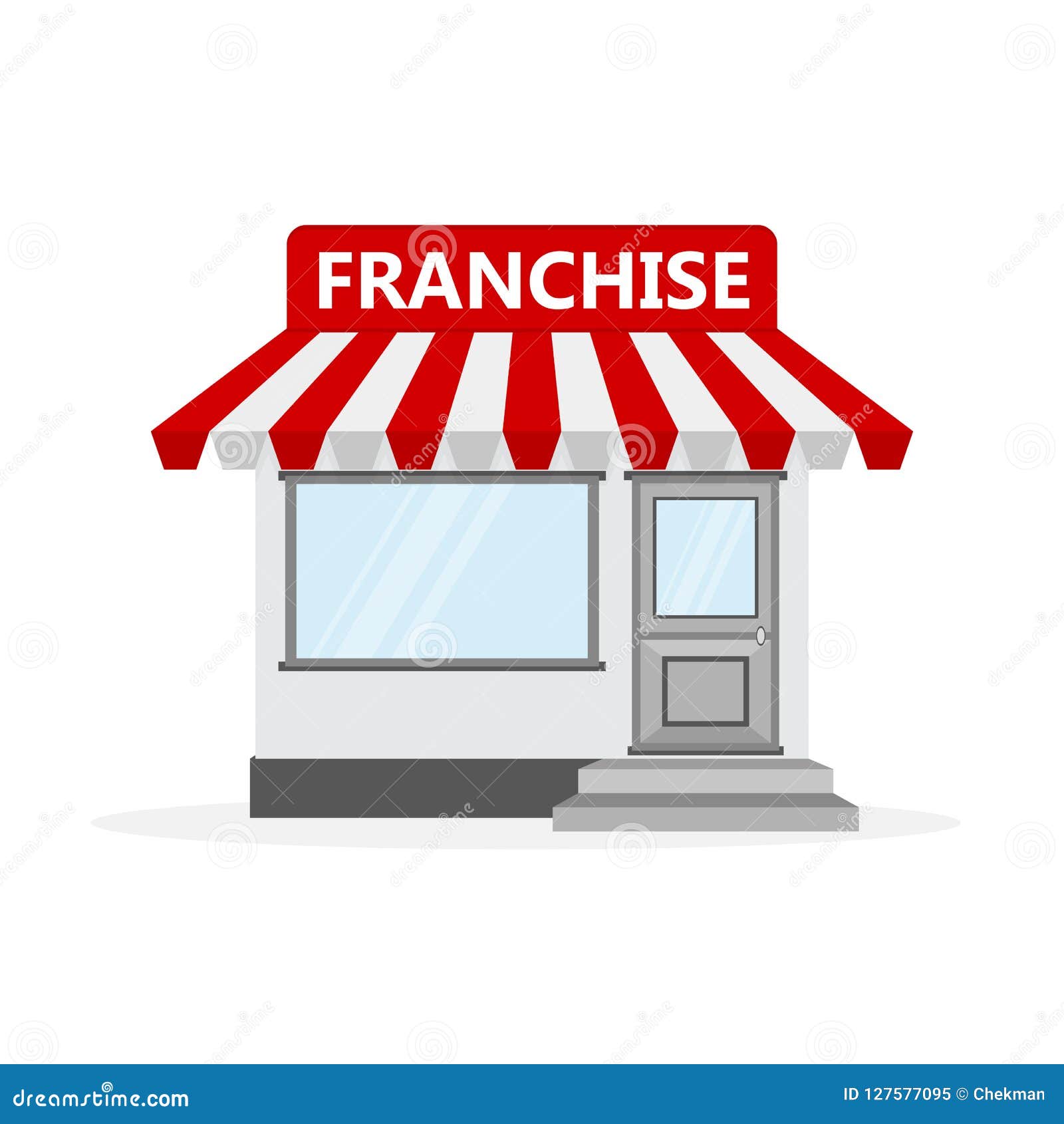 Franchise Business Concept. Vector Illustration Stock Illustration ...