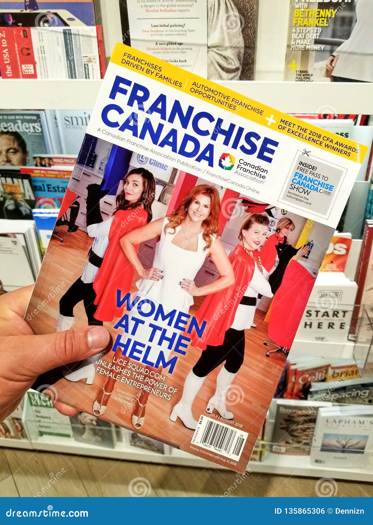 Franchise Canada Magazine in a Hand Editorial Photo - Image of ...