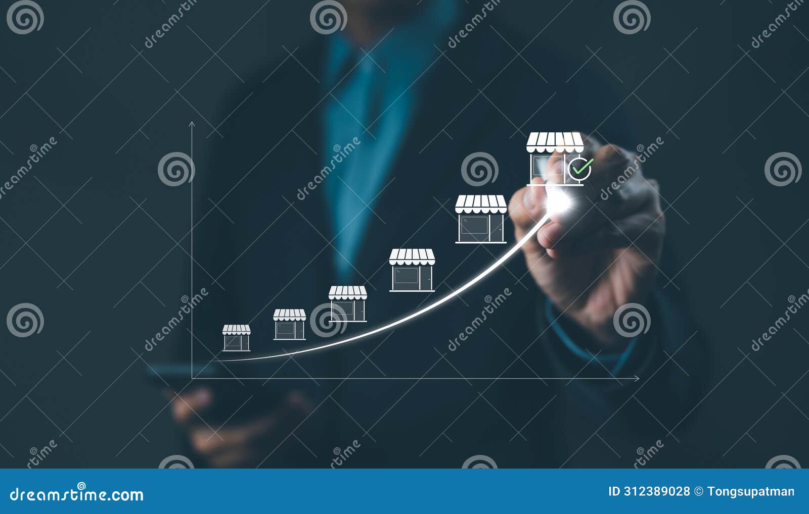 Franchise Concept. Franchise Business Growth and Expansion Strategy ...