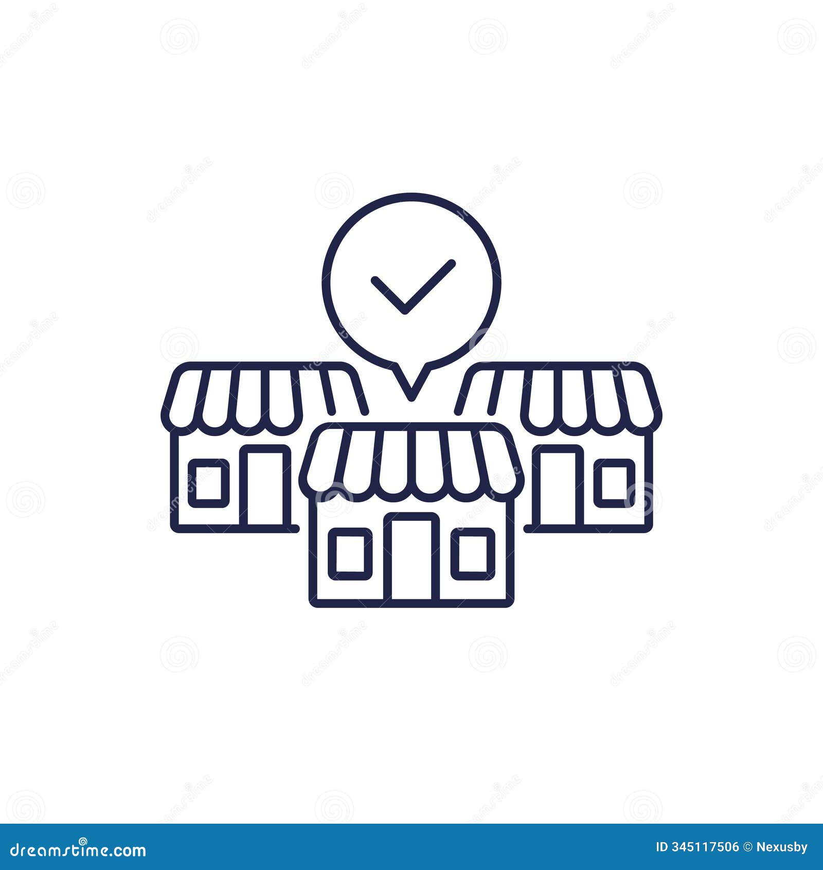 Franchise Line Icons Signs Set. Design Collection Of Franchising, Chain ...