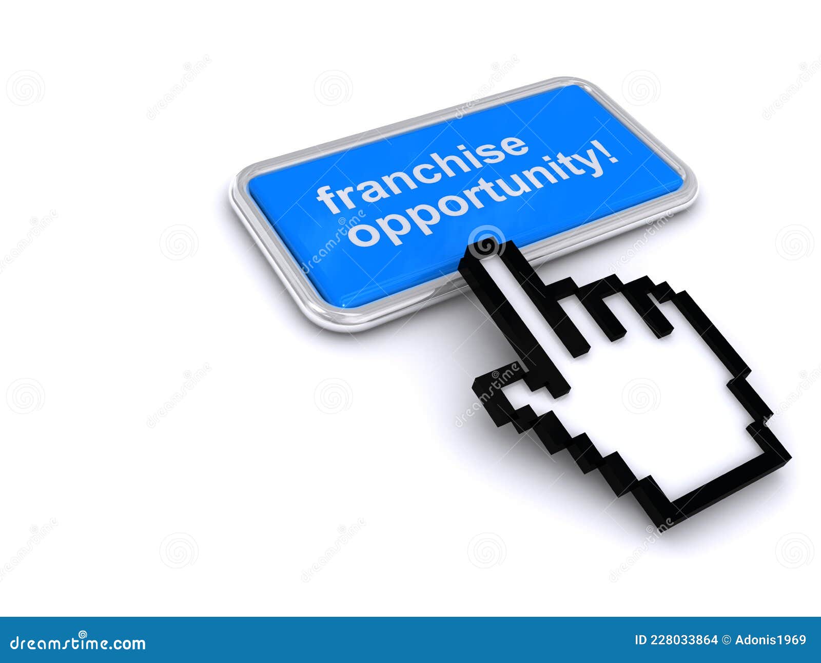 Franchise Opportunity Button on White Stock Photo - Image of ...