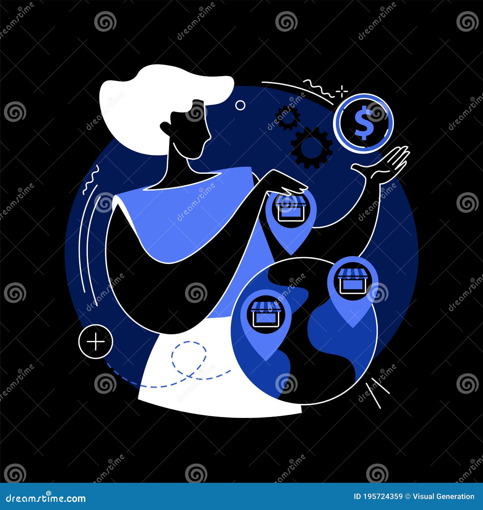 Franchising Abstract Concept Vector Illustration. Stock Vector ... Franchising Abstract Concept Vector Illustration. Stock Vector ...