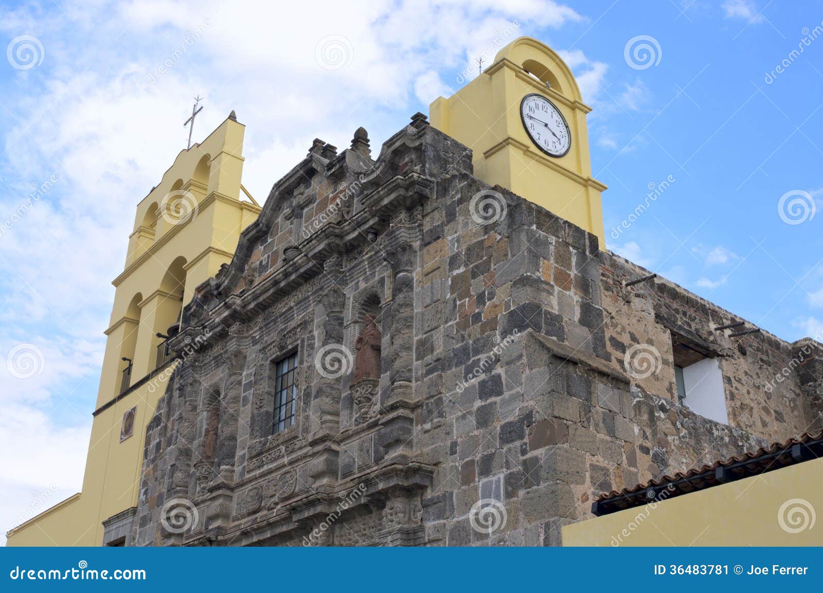 Franciscan Monastery in Amacueca Mexico Stock Image - Image of ...