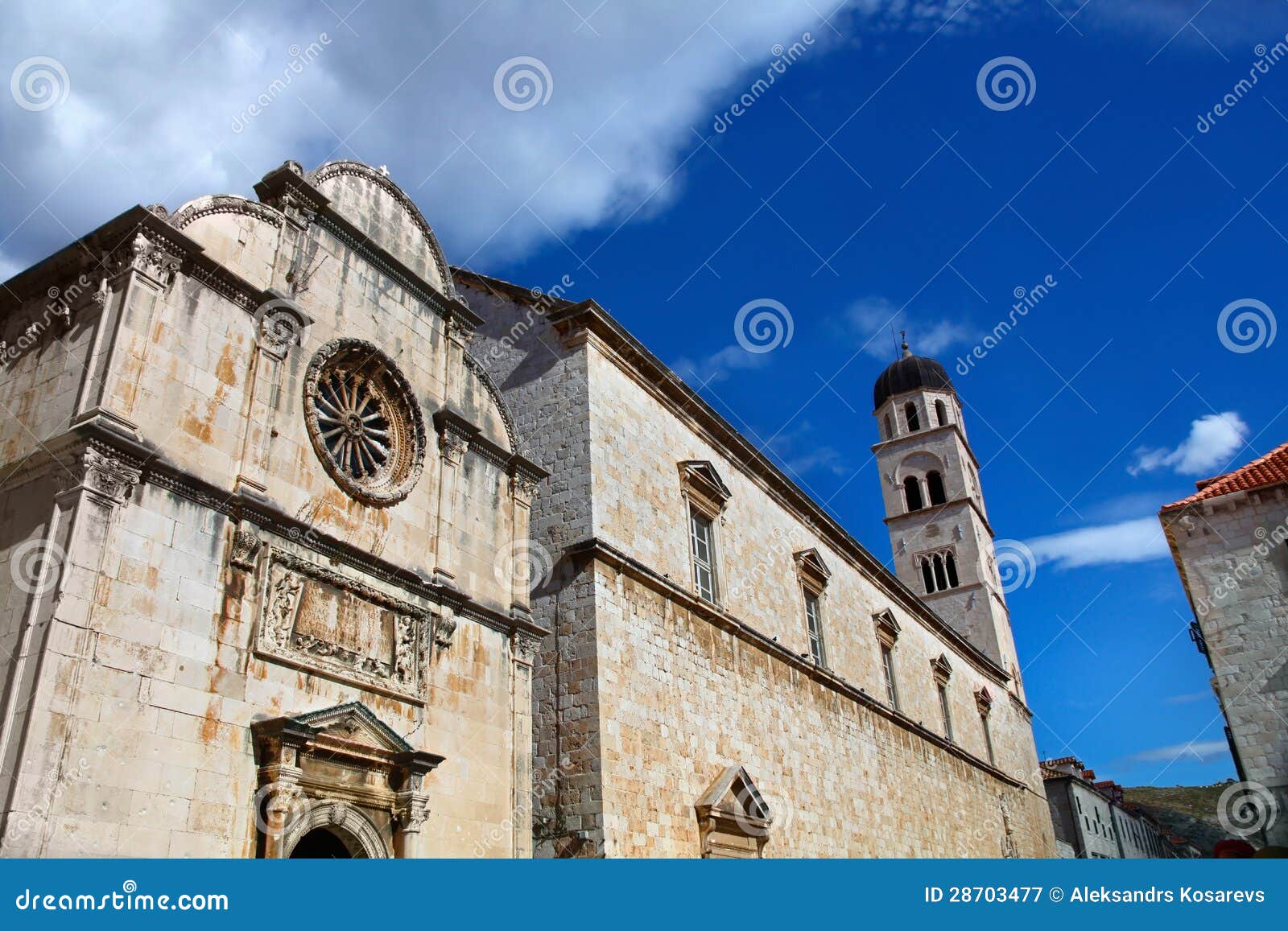 Franciscan Monastery. Dubrovnik, Croatia Stock Image - Image of balkans ...