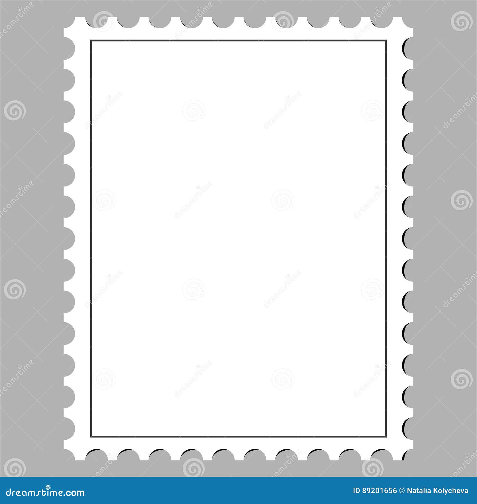 Francobollo illustrazione vettoriale. Illustrazione di arte - 89201656