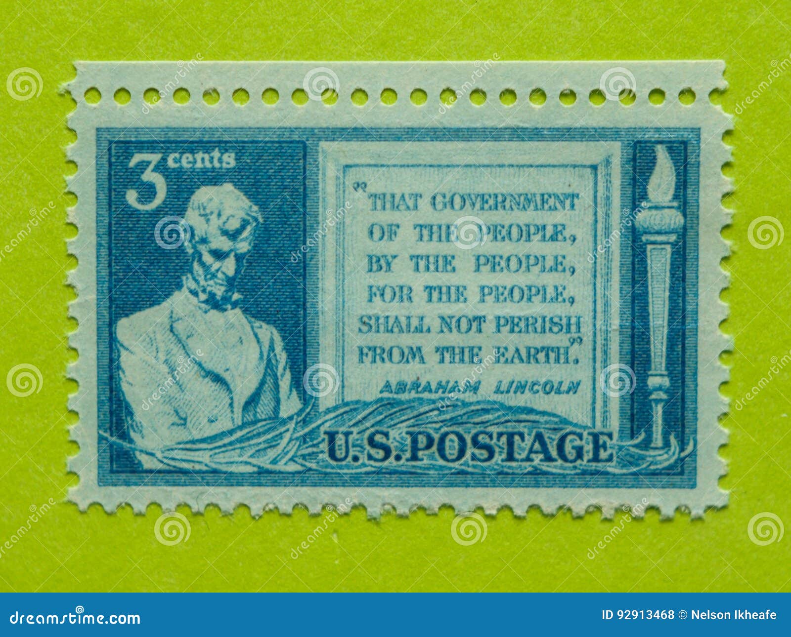 Francobollo D'annata Di U.S.a. Fotografia Stock Editoriale - Immagine ...