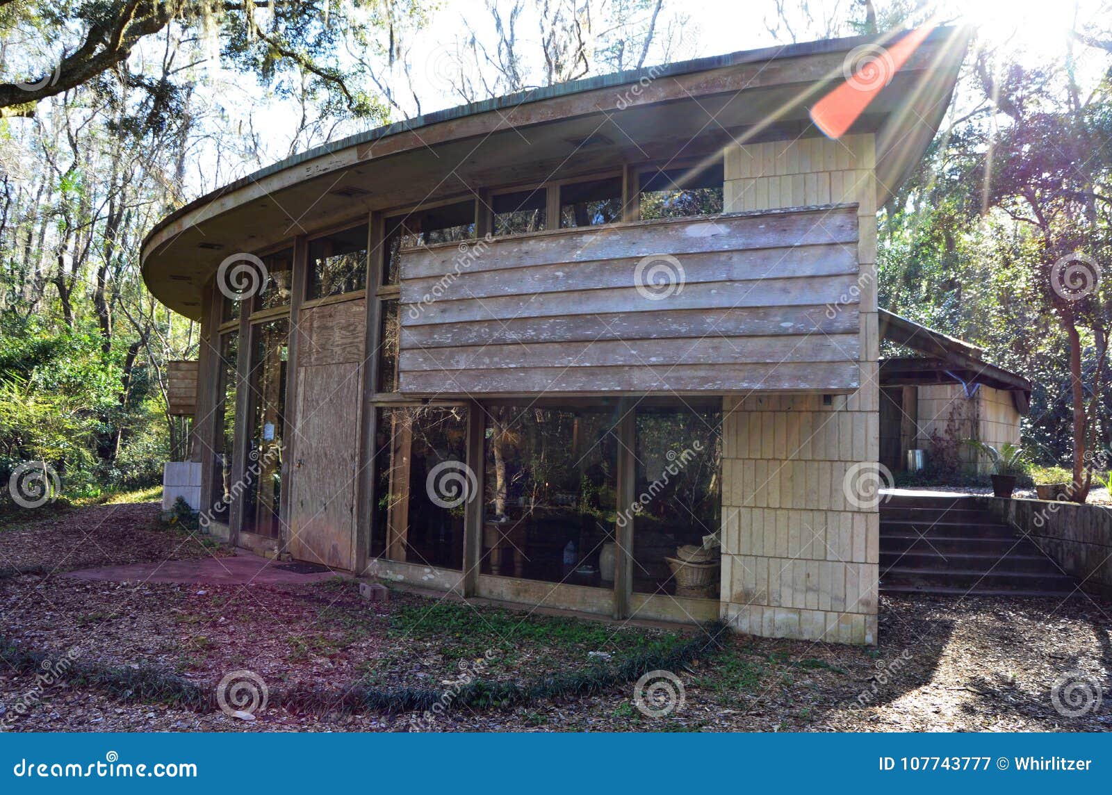 Frank Lloyd Wright Spring House, Tallahassee Florida Redaktionelles ...