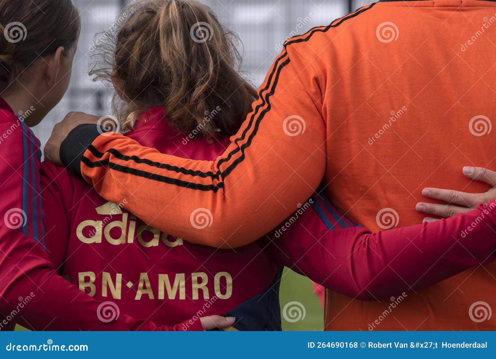 Frank Rijkaard Holding Supporters at Amsterdam the Netherlands 21-9 ...