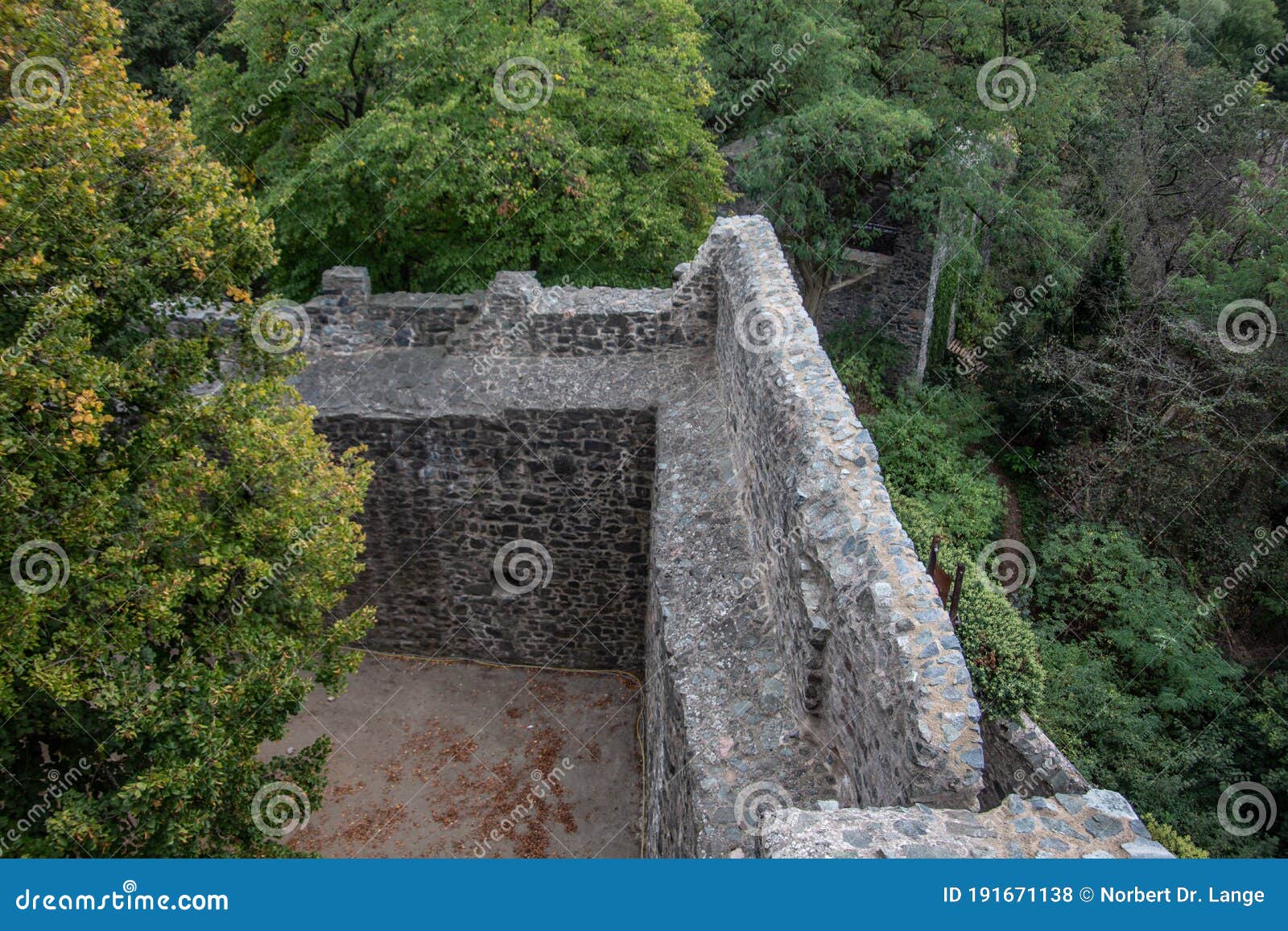 Frankenstein Fortress Near Darmstadt Stock Photo - Image of medieval ...