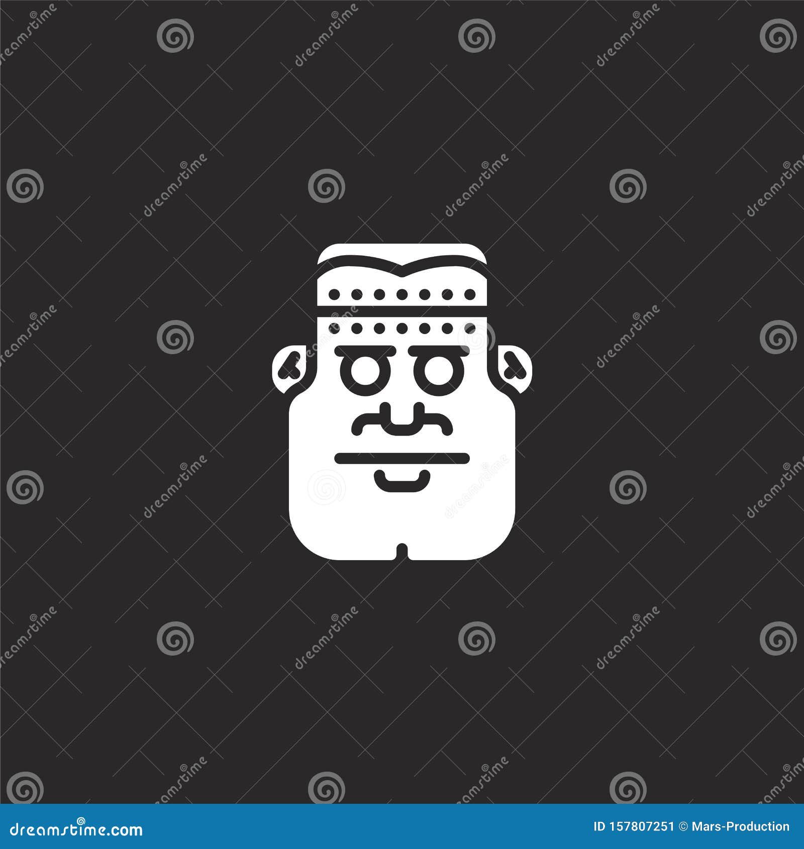 Frankenstein Icon. Filled Frankenstein Icon for Website Design and ...
