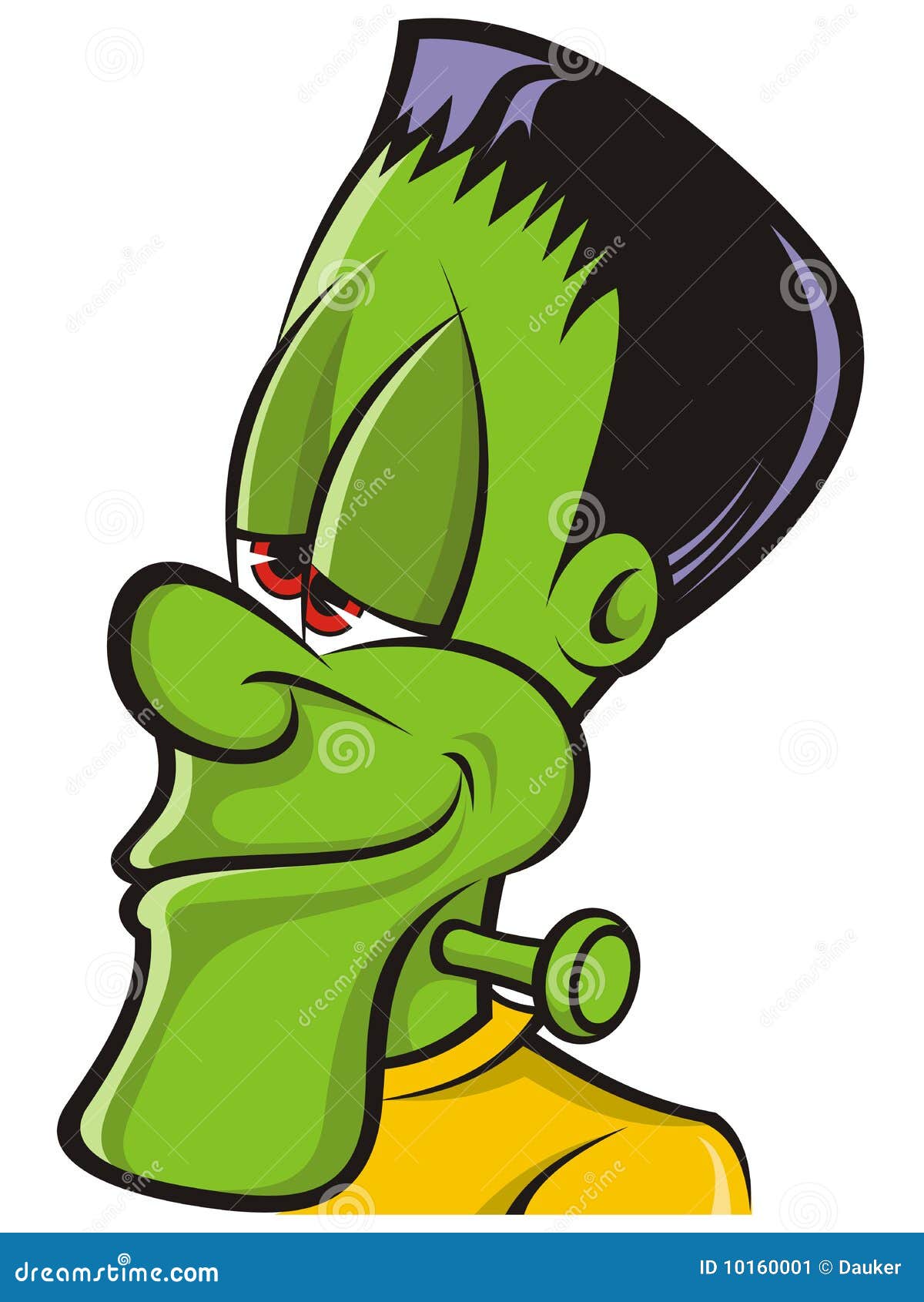 Frankenstein (Monster) stock vector. Illustration of storm - 10160001